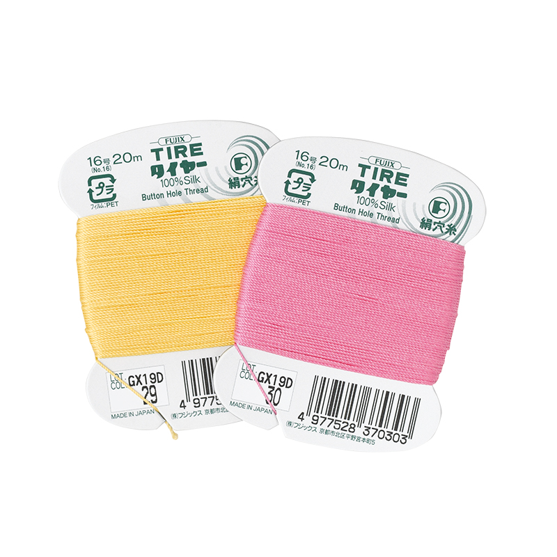 TIRE silk Button Hole thread｜FOR HOME USE｜FUJIX Ltd.